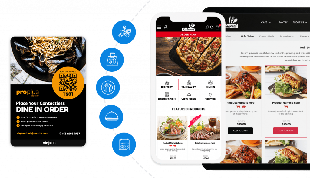 Online Ordering System For Food & Reservation System