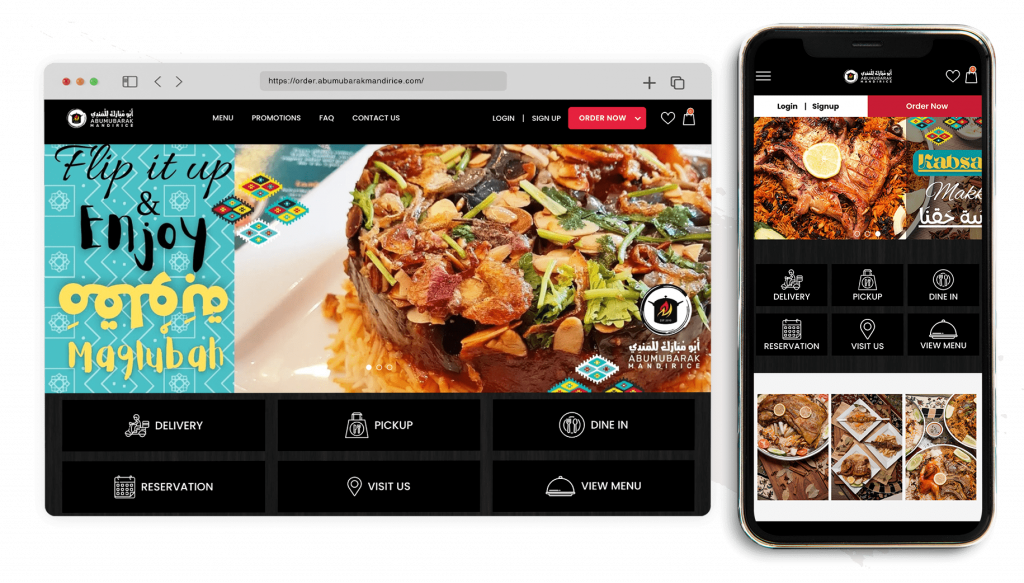 Online Ordering System For Food & Reservation System